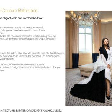 The Haute Couture Bathrobes By RKF Luxury Linen - Rethinking The Future ...