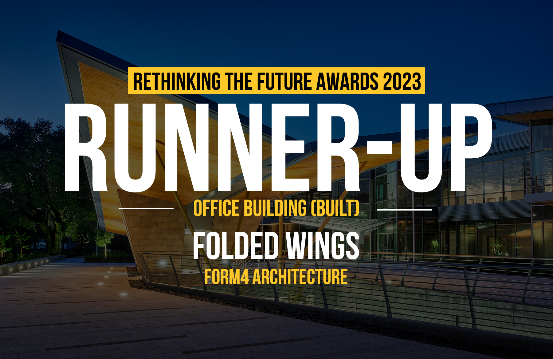 Folded Wings | Form4 Architecture - Rethinking The Future Awards