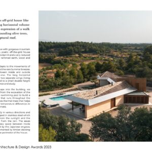 Rammed Earth House | ZEST architecture - Rethinking The Future Awards